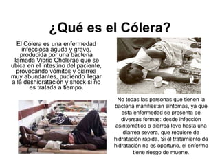 Qué es el Cólera | PPT