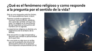 Qué es el fenómeno religioso y como (2) | PPTX