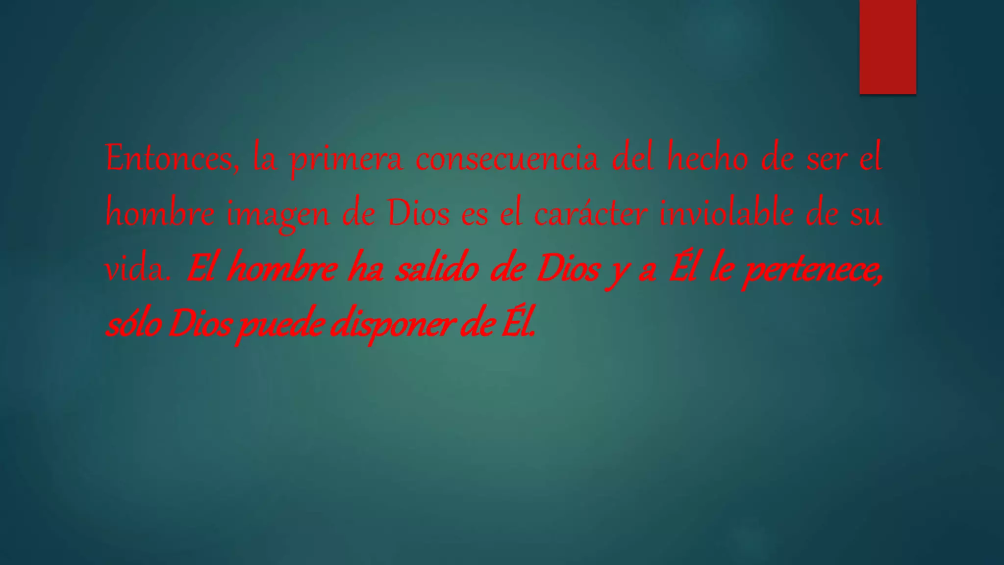Qué es el hombre. imagen de dios | PPT