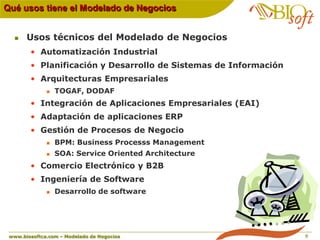 Qué es el modelado de negocios | PDF