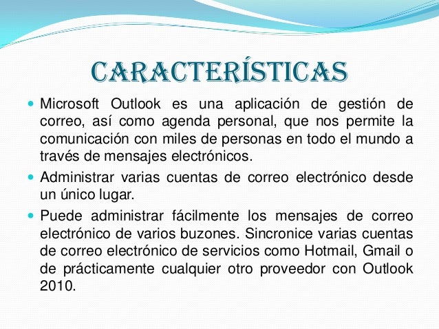 Qu Es Outlook Y Para Qu Sirve Funciones Y Caractersticas