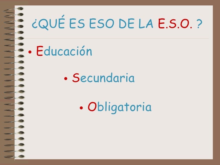 Qué es eso de la eso