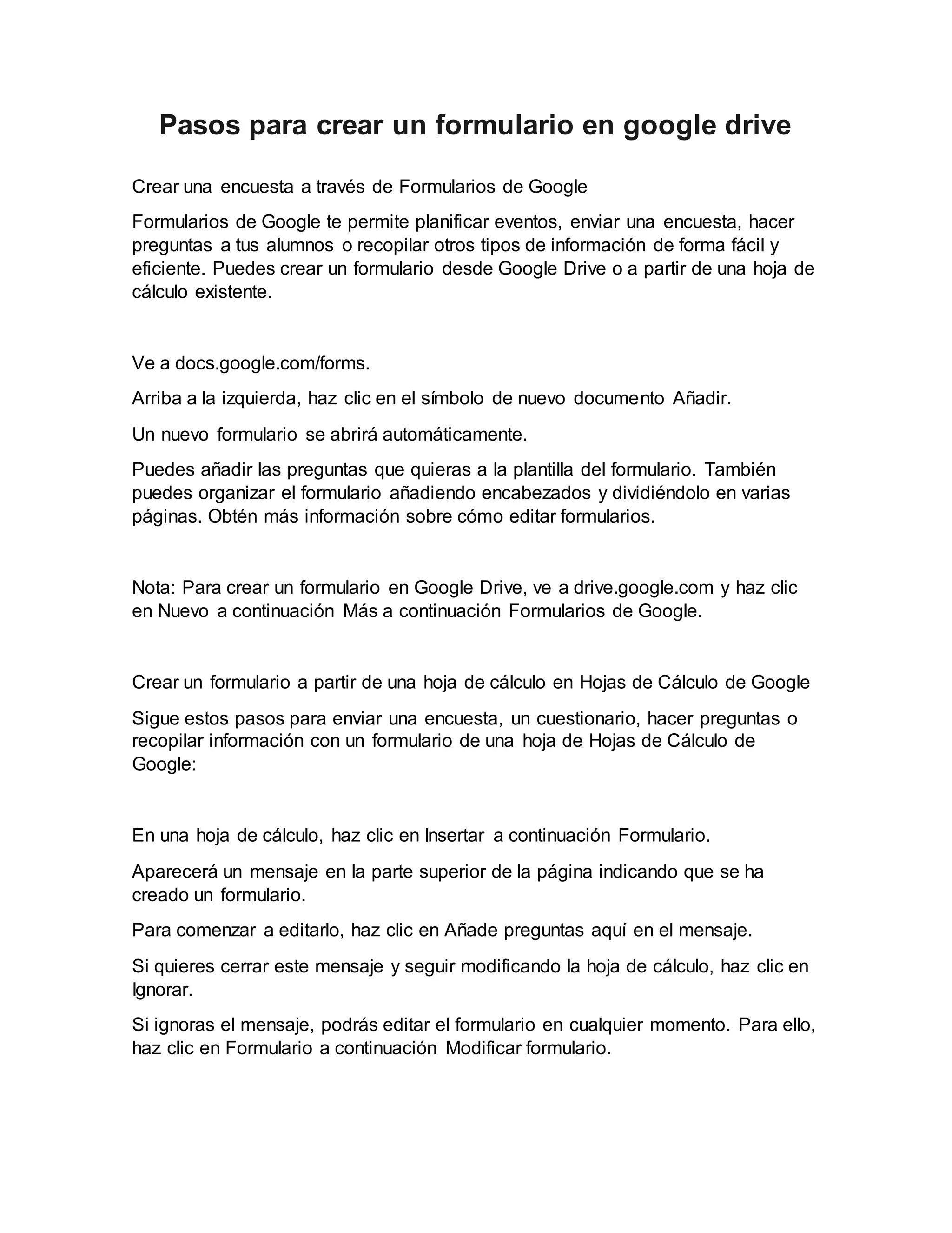Qué es google drive | DOCX