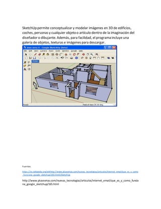 Qué es google sketch up | DOCX