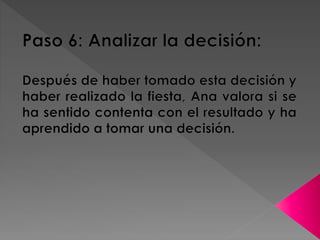 ¿Qué significa tomar decisiones? | PPTX