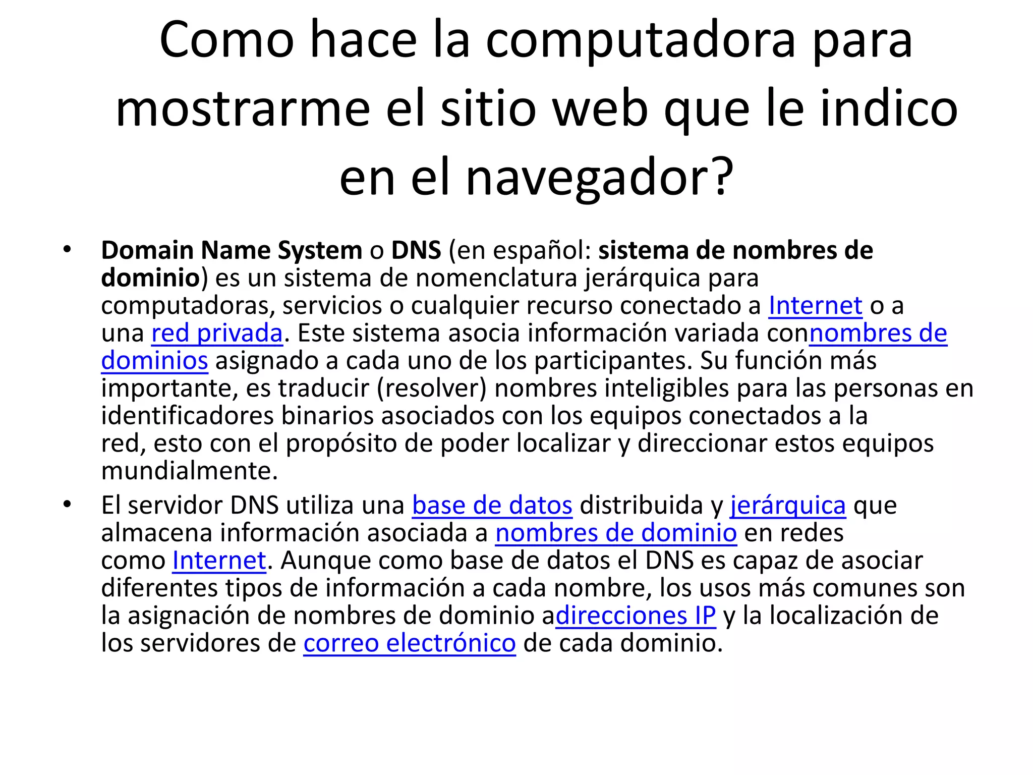 Qué es internet | PPT
