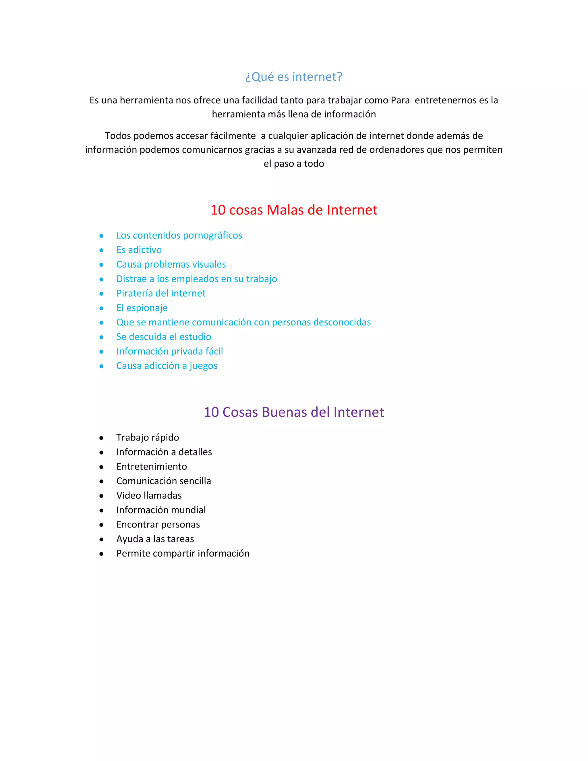 Qué es internet | PDF