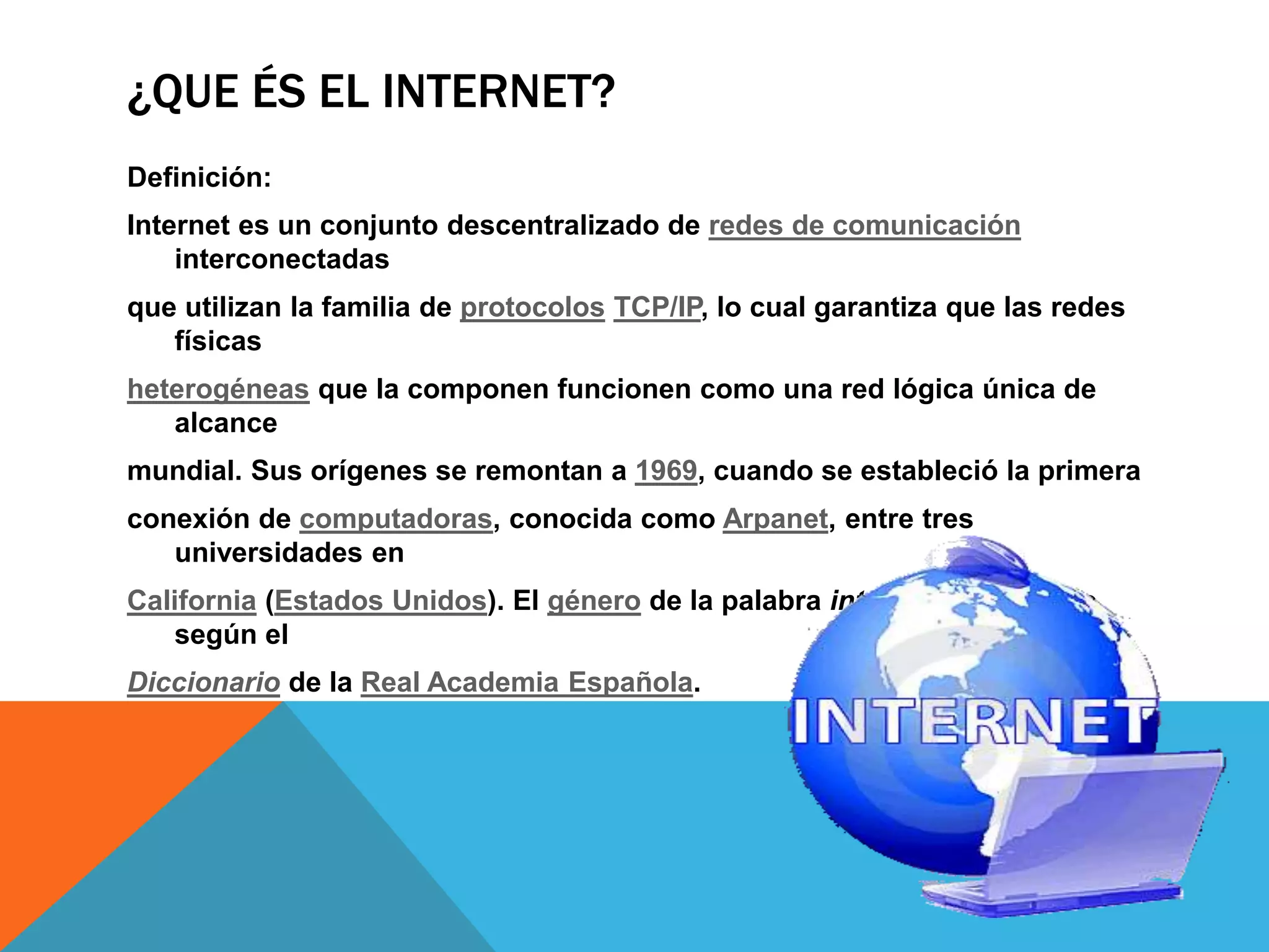 ¿Qué es internet? | PPTX