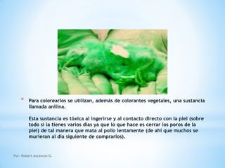 Qué es la anilina (vegetal). | PDF