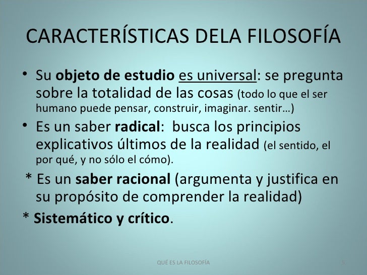 Qu Es La Filosofa Definicin De Filosofa Concepto