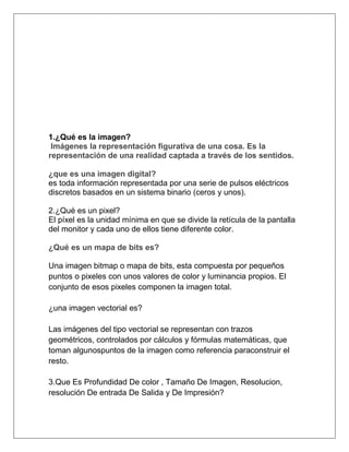 Qué es la imagen | DOCX