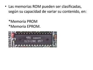 investigacion de tipos de ram, rom, disco duro, tarjeta madre y ...