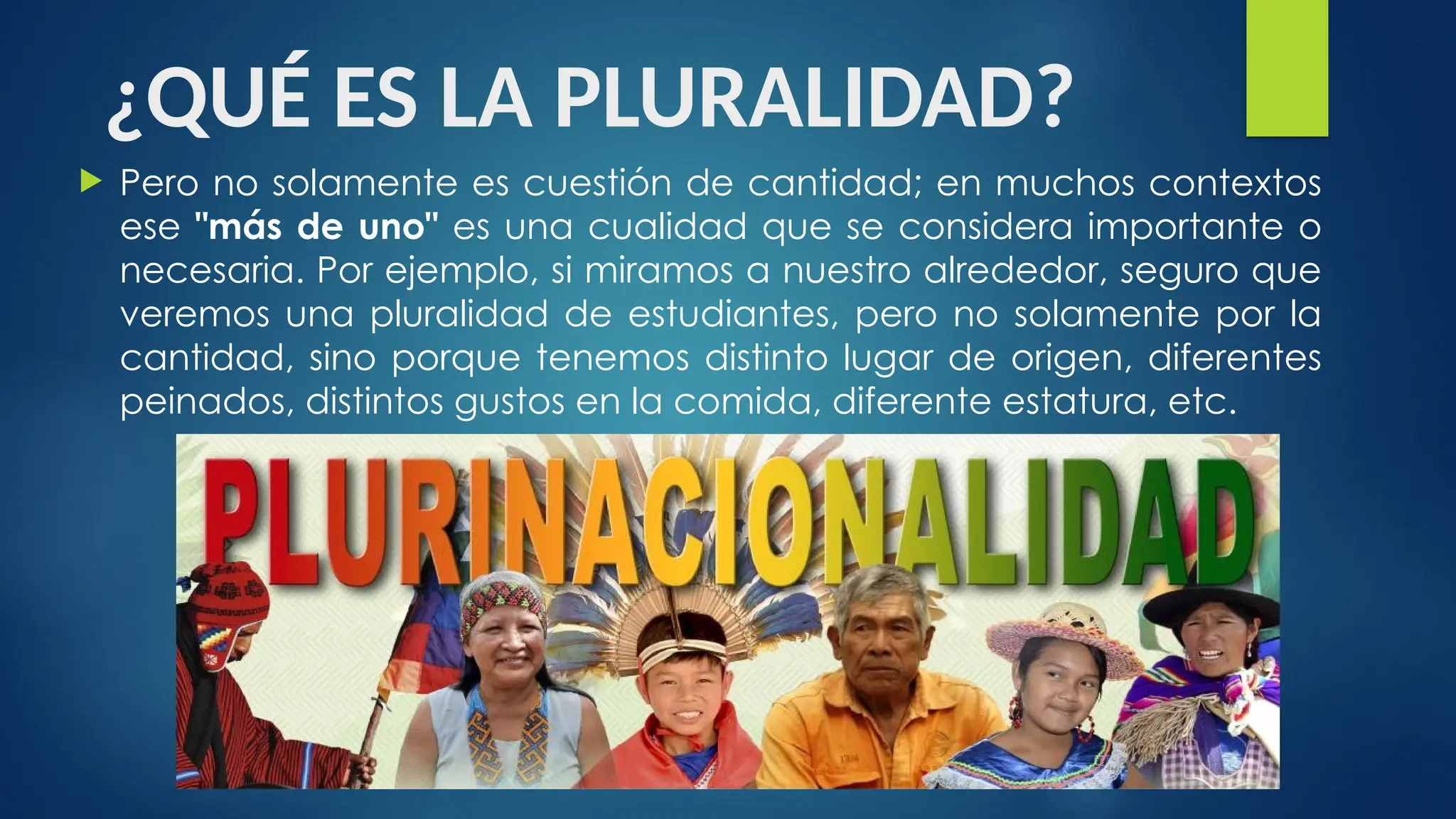 QUÉ ES LA PLURALIDAD EN BOLIVIA Y LA DIVERSIDADpptx | PPTX | Politics