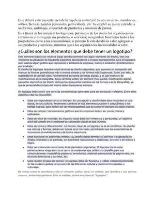 Qué es logotipo | DOCX