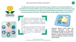 ¿Qué son las finanzas? | PPTX