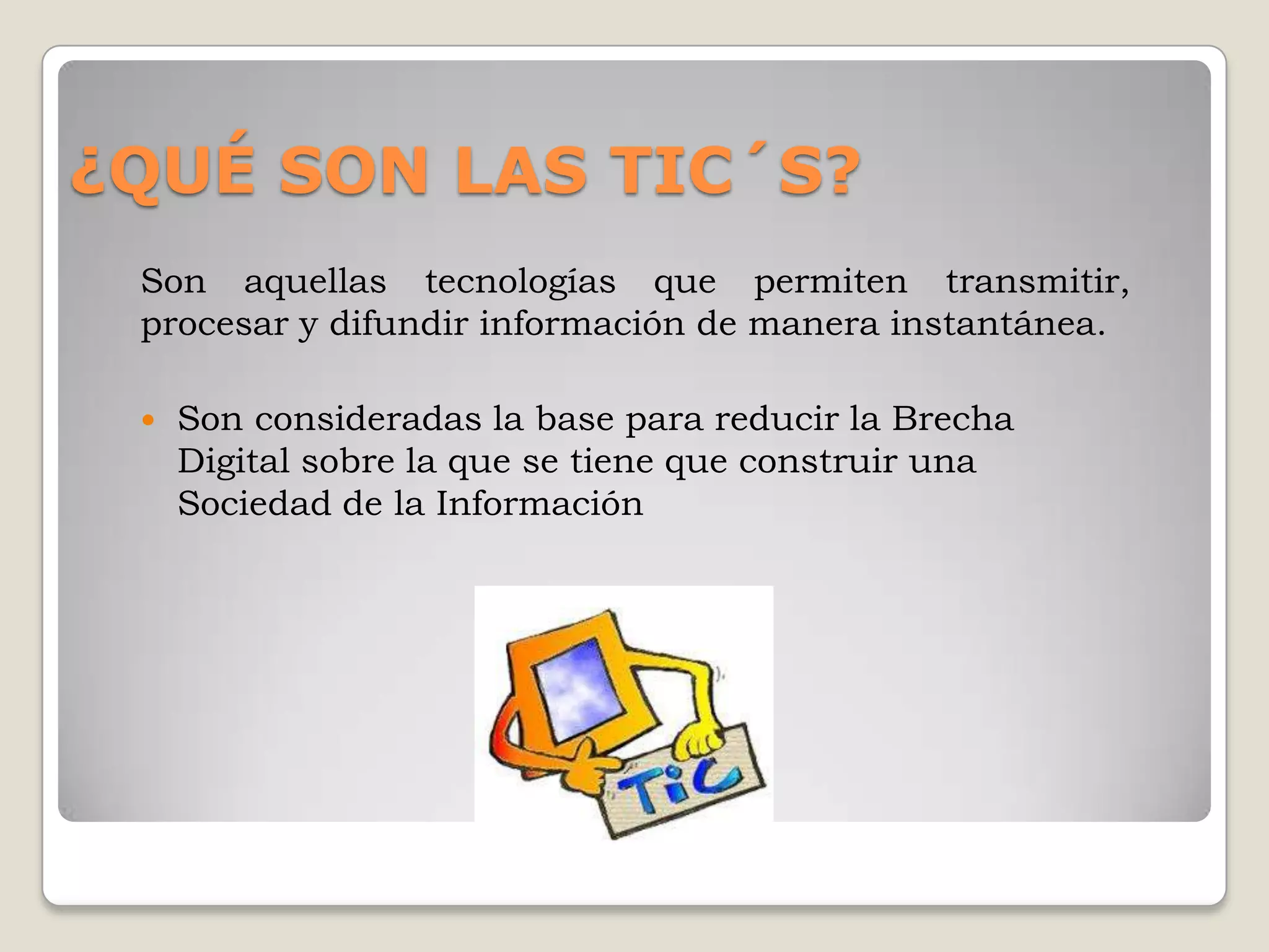 Que son las tic´s | PPT