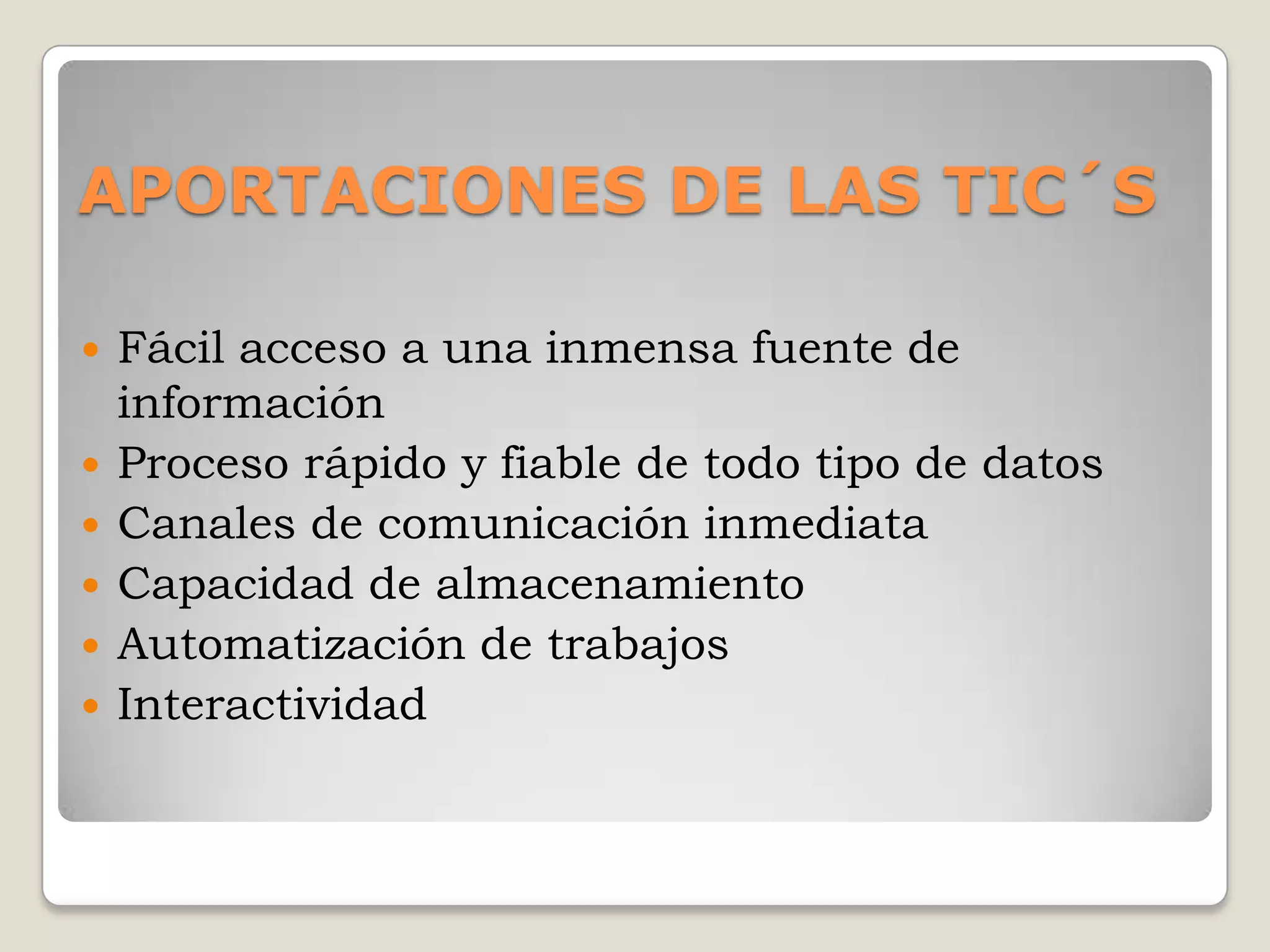 Que son las tic´s | PPT