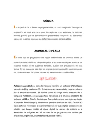 Qué es proyección gráfica | DOCX
