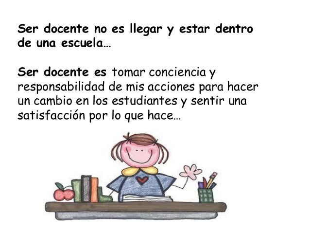 Qué es ser docente