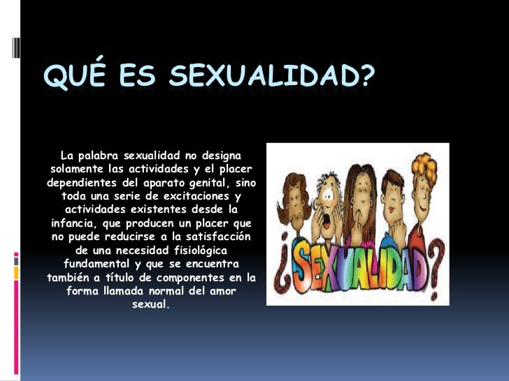 Qué Es Sexualidad
