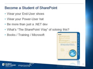 Best Practices for SharePoint Development Customization | PPTX