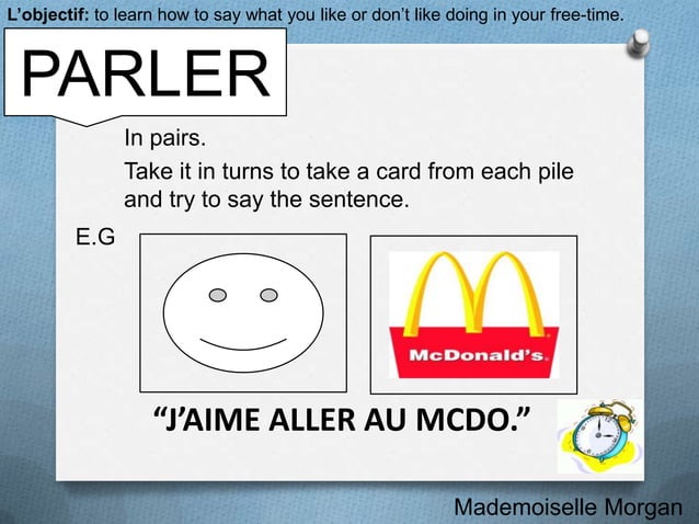 Qu’est ce que tu aimes faire