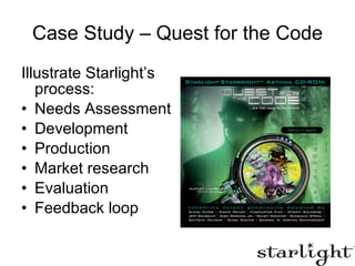 Quest For The Code Starlight Starbright | PPT