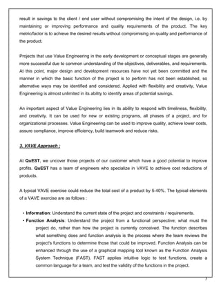 Cost Reduction of a product through Value Analysis & Value Engineering ...
