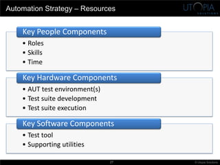 Building a Test Automation Strategy for Success | PDF