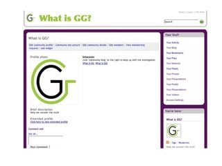 University of Brighton - studentquest 2 "What is GG?" | PPT