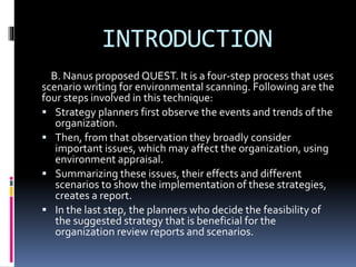 Quest analysis | PPTX