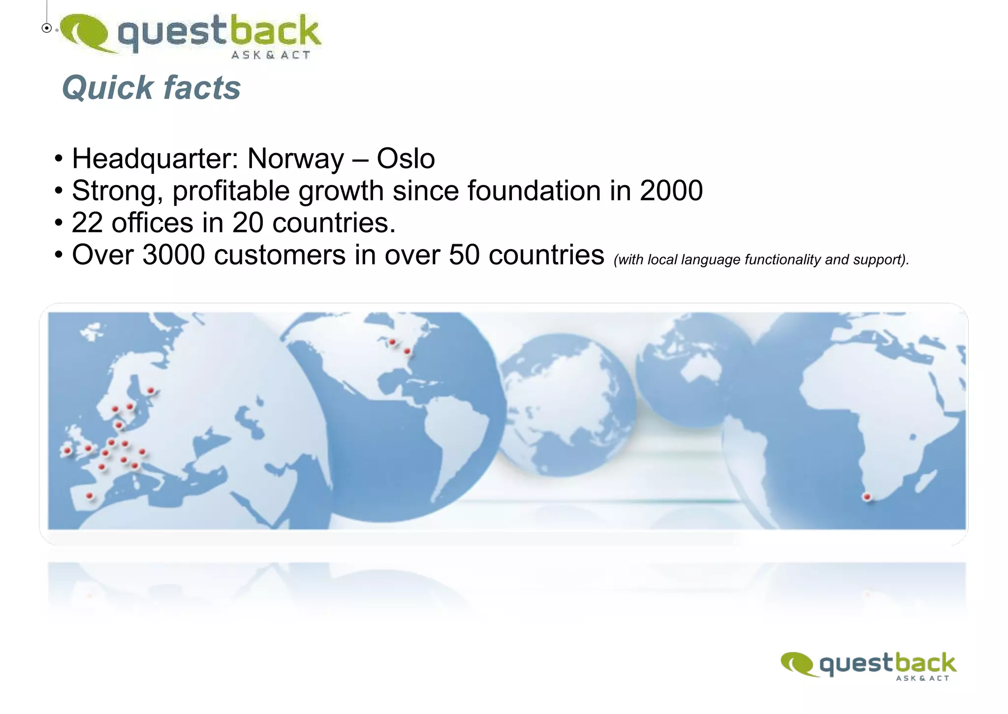 QuestBack presentation | PPT