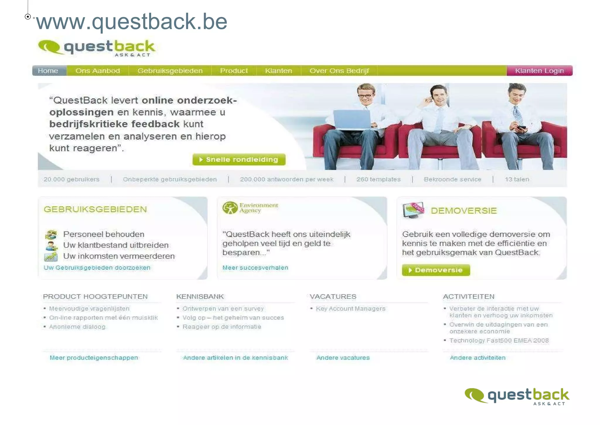 QuestBack presentation | PPT
