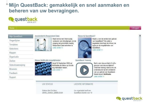 QuestBack presentation | PPT