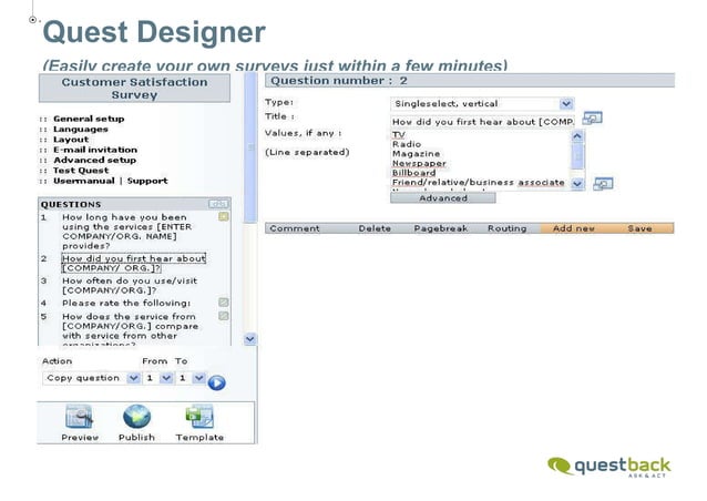 QuestBack presentation | PPT