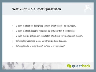 QuestBack Presentatie | PPT