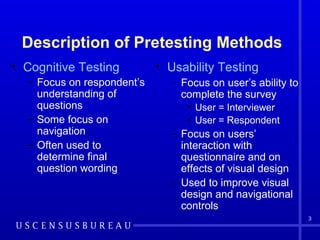 Benefits of Concurrent Cognitive and Usability Testing | PPT