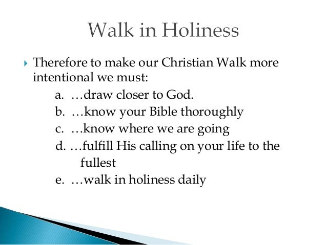 The Quest for Holiness In the Pursuit of the Holy God: Walk in Holine…