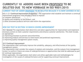 QuEST Forum TL 9000 R6.0 Requirements & ISO 9001:2015 | PDF