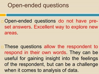 Design and Development of Questionnaire | PPTX