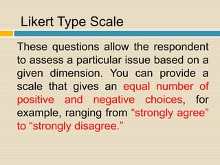 Design and Development of Questionnaire | PPT