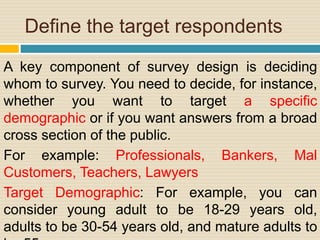 Design and Development of Questionnaire | PPT