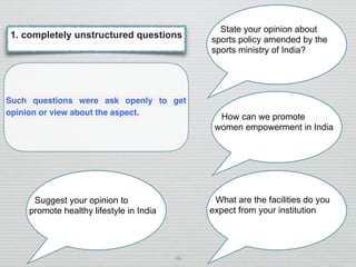 Questionnaire and its Types | PDF