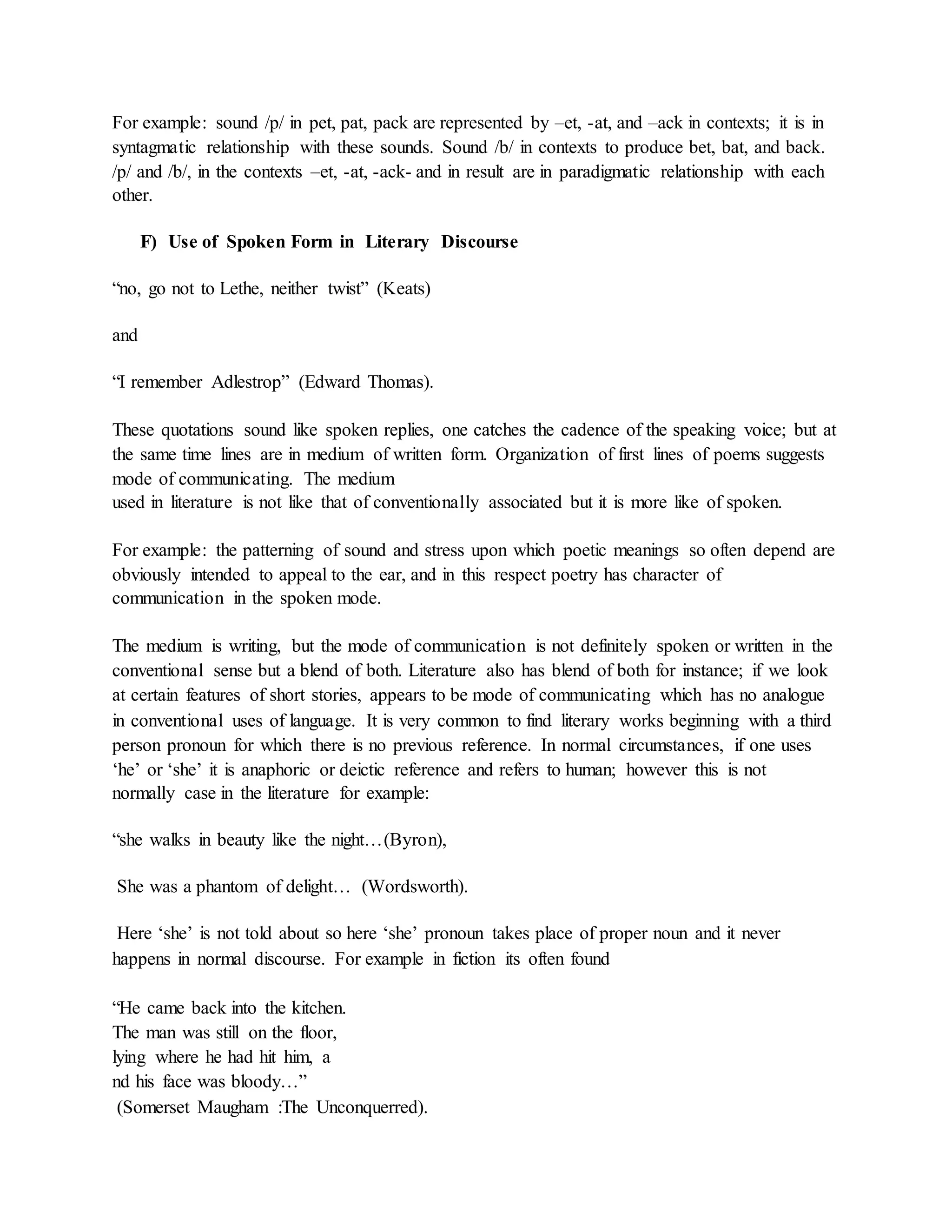 Nature of literary communication | DOCX