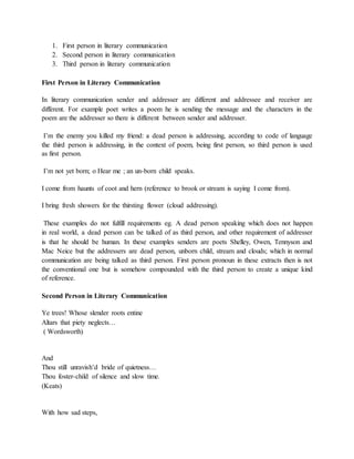 Nature of literary communication | DOCX