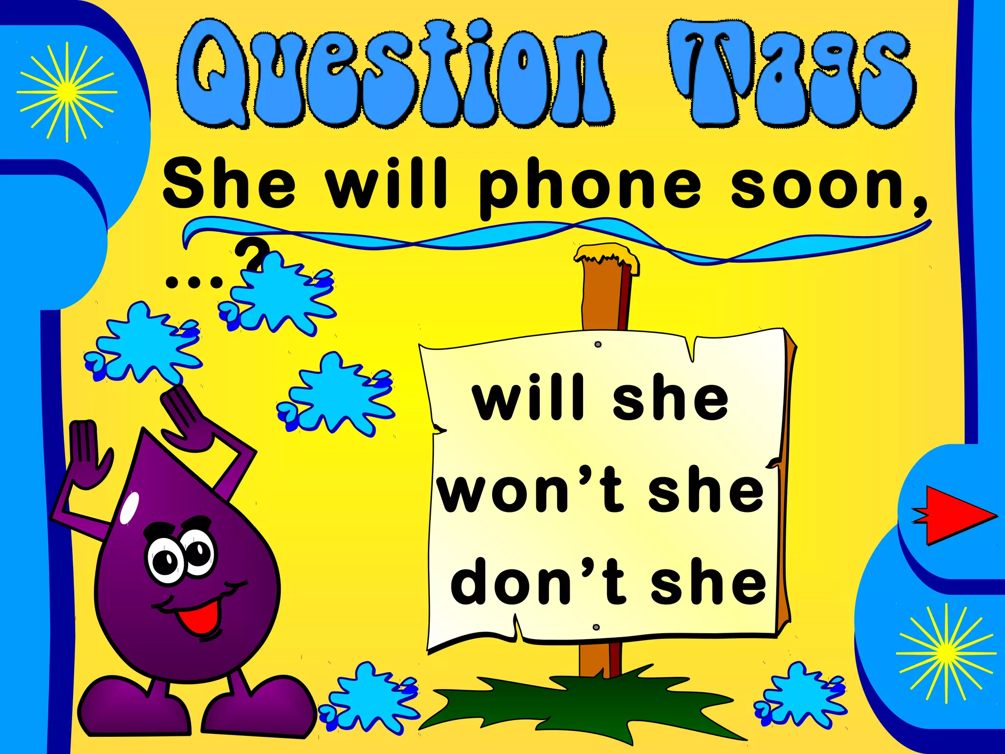 Question tag grammar+exercises | PPT