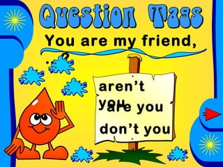 Question tag grammar+exercises | PPT