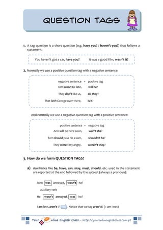Question tags | PDF