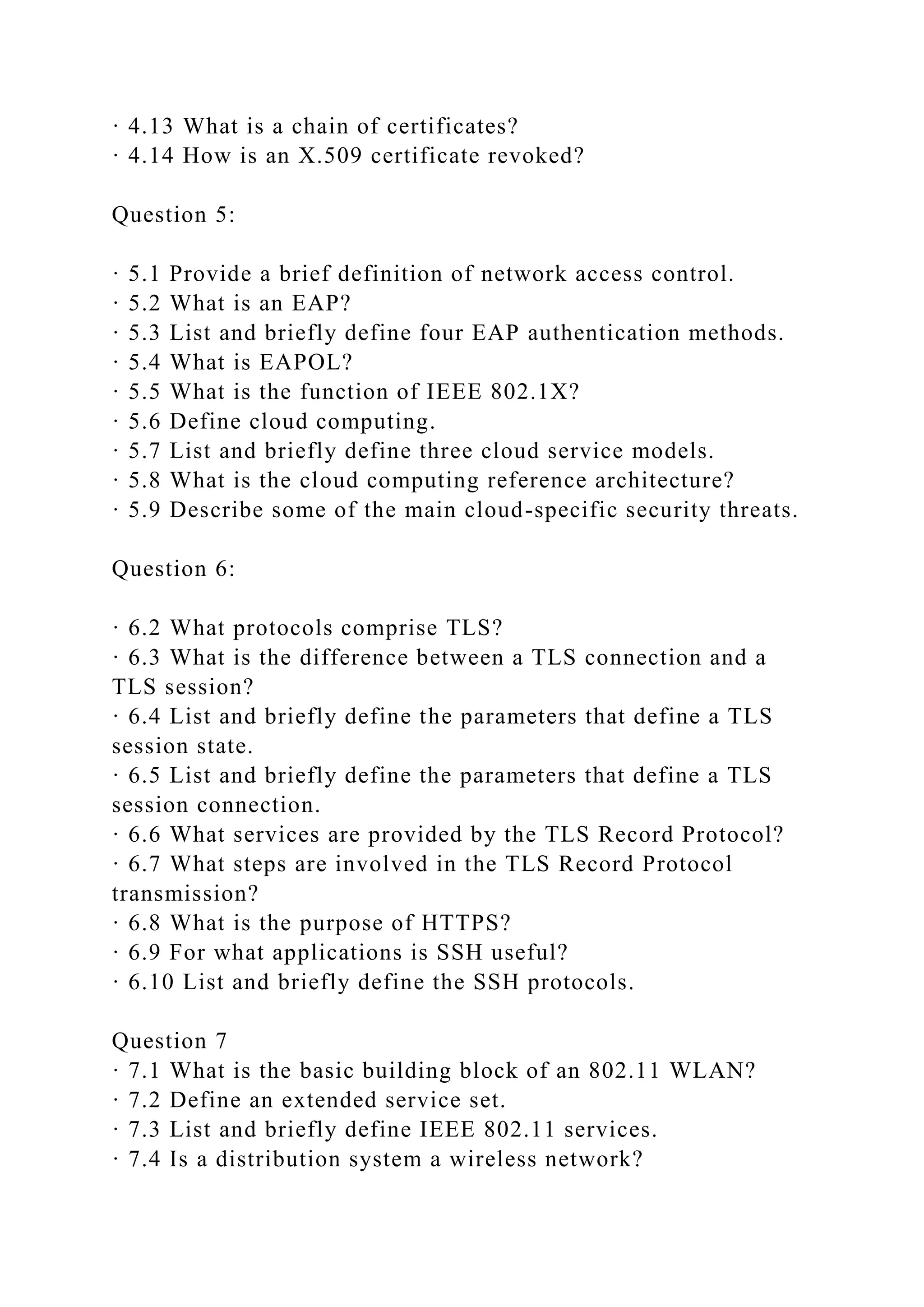 Question 1· · 1.1 What is the OSI security architecture·.docx