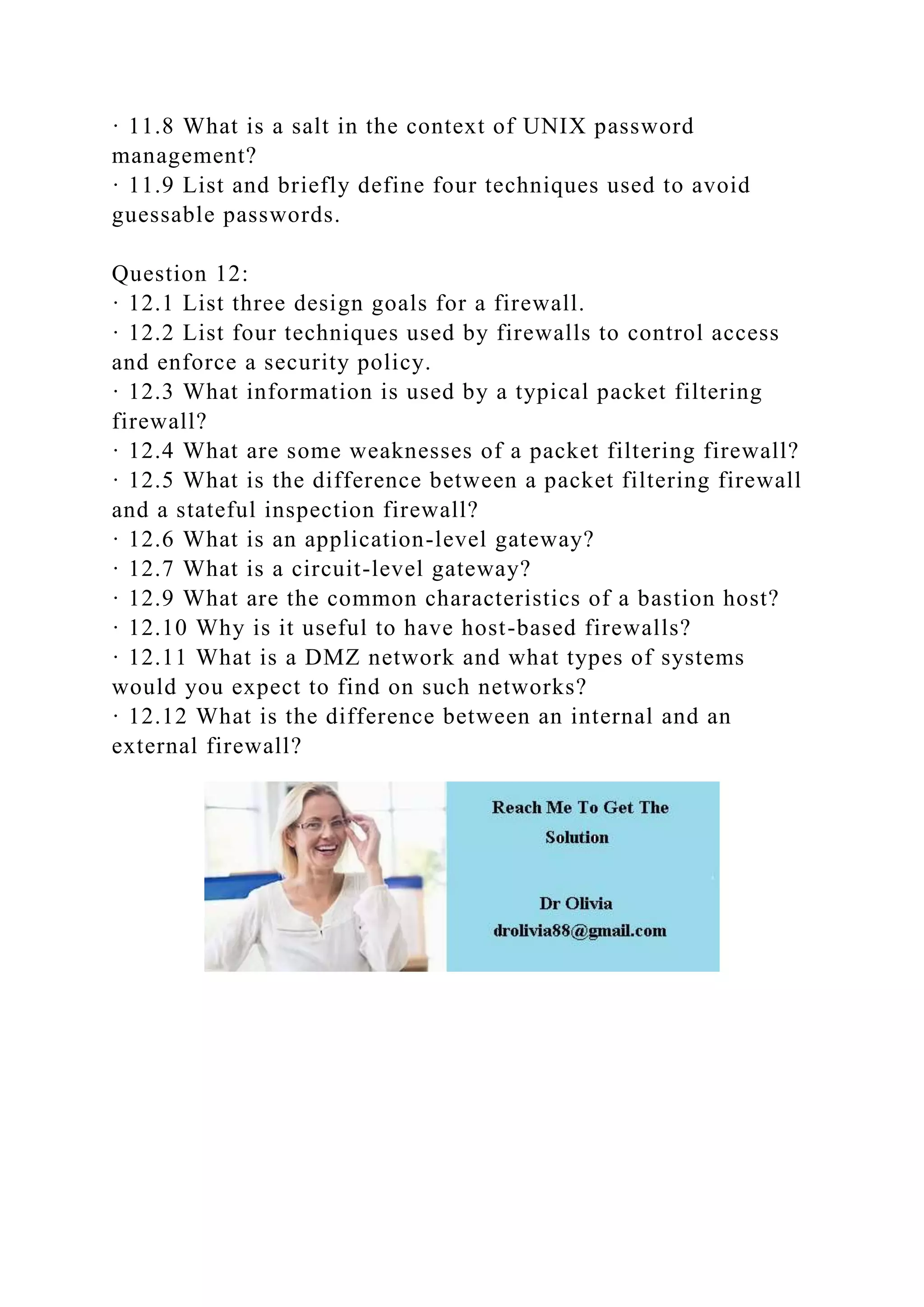 Question 1· · 1 1 What Is The Osi Security Architecture· Docx